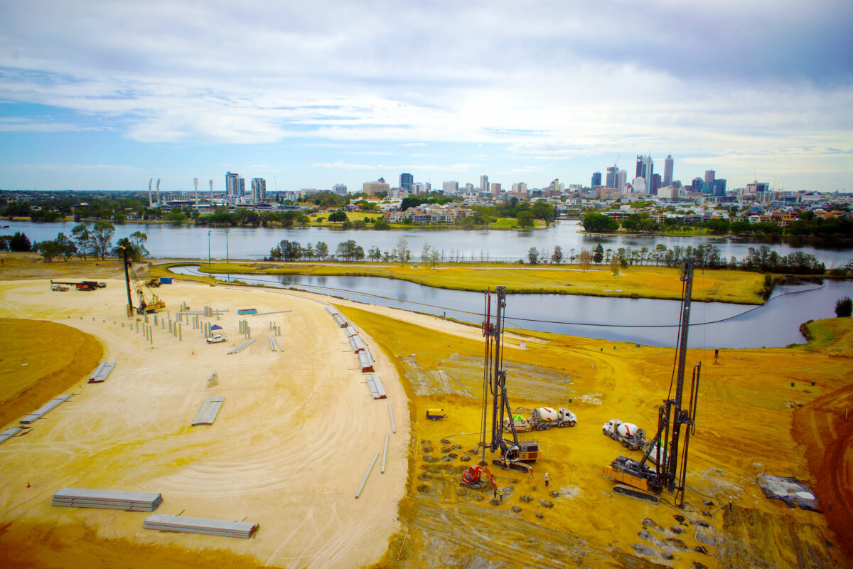 Ground improvement for Perth stadium, Australia - Menard Oceania